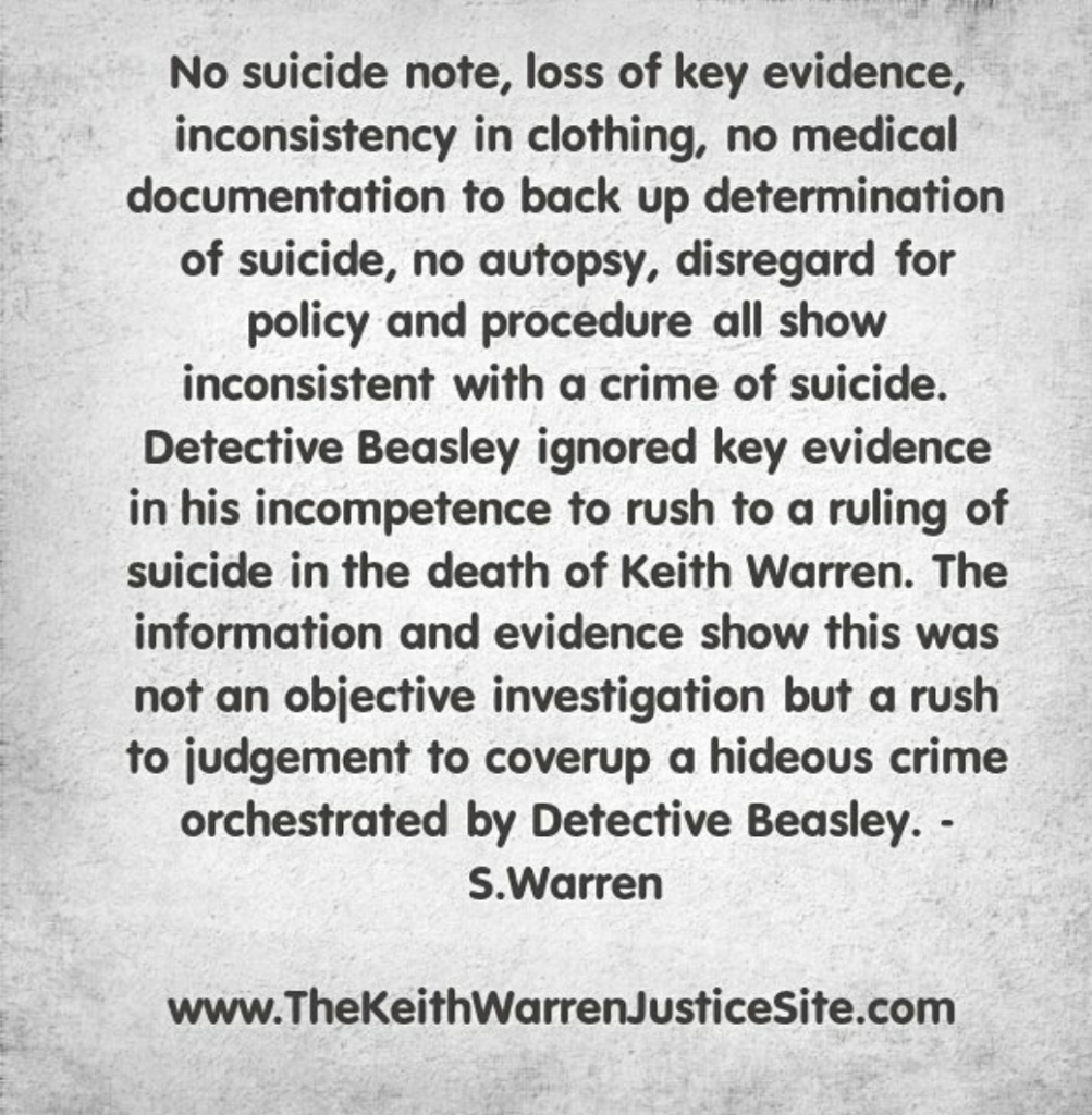 Keith Warren’s Story – The Keith Warren Justice Site